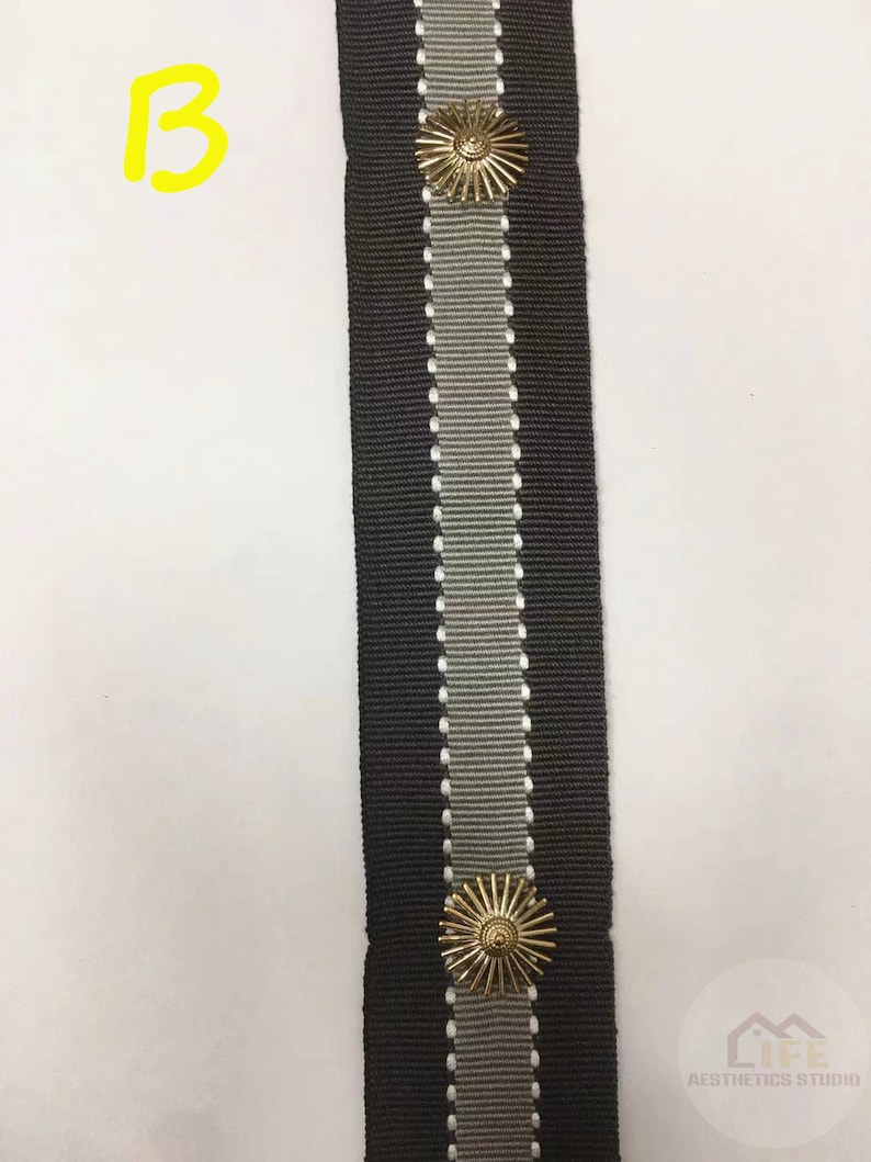 1.5" Rivets Trim Tape, Drapery Trim Tape, Narrow Tape Trim, Upholstery ...