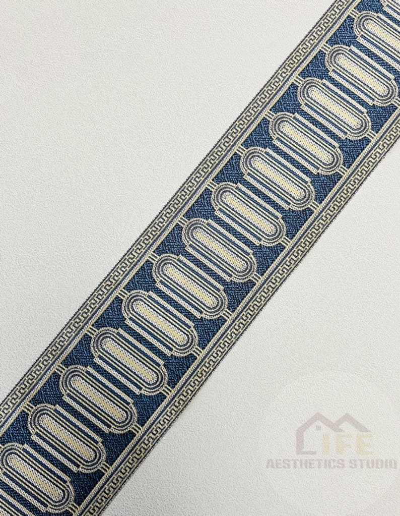 3.5“ 9cm Vintage Upholstery Trims, Renaissance Trim Fabric Trim by the ...