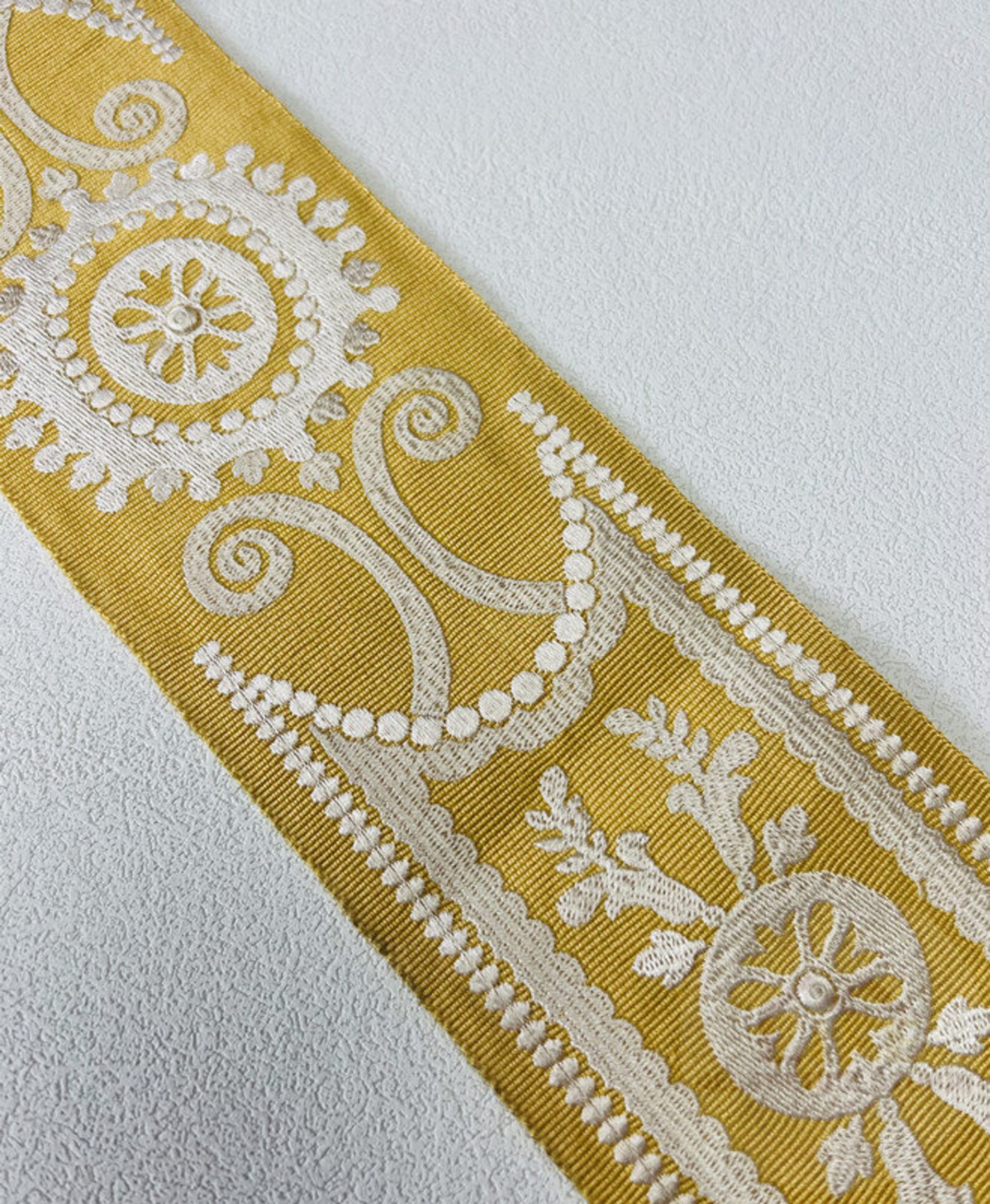 Retro Embroidery Trim Tape, 3.5“decorative Trim by the Yard, Upholstery ...