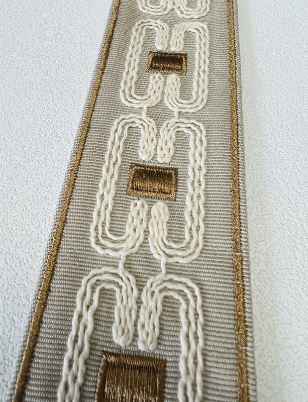 Beige Neutral Colour Collection Curtain Trim Jacquard Trim Embroidery ...