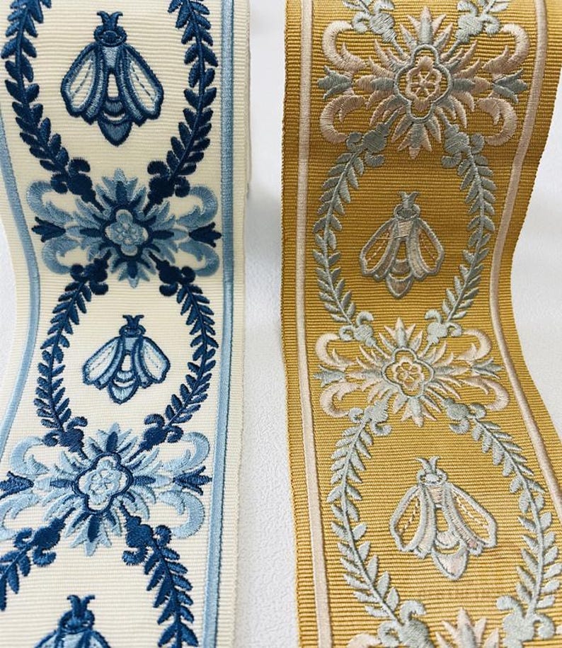 Bee Flower Curtain Trim Tape, Curtain Trim by the Yard,decorative ...