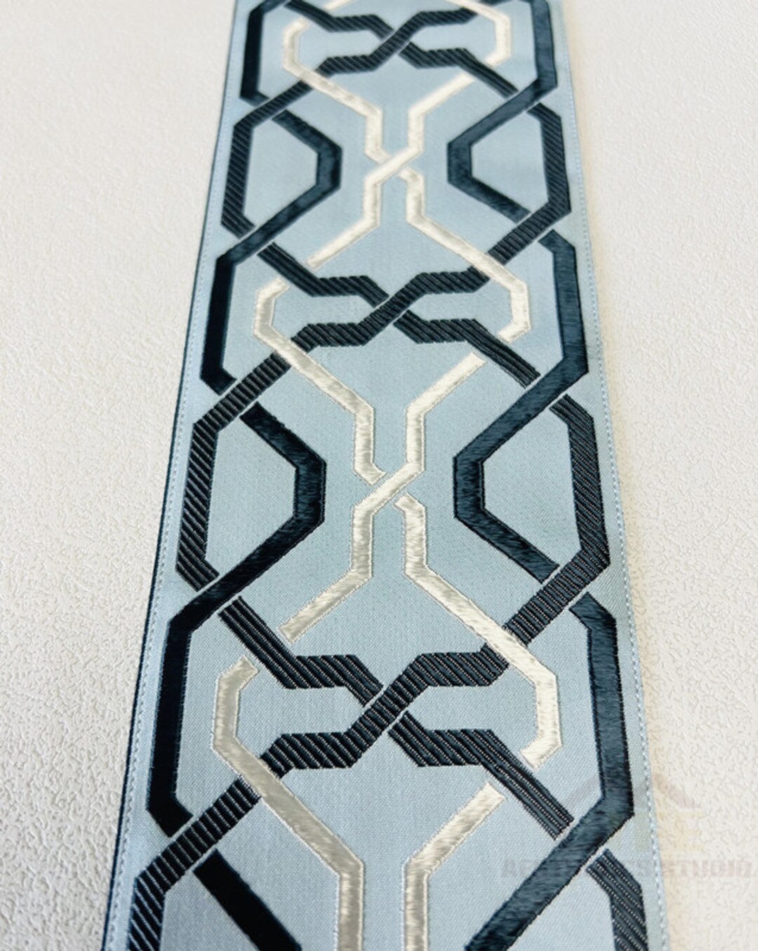 Blue Trim Tape, 3.1"curtain Trim ,decorative Trim for Curtains,drapery ...