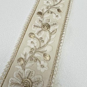 White/ivory Collection Curtain Trim Embroidery Tape Jacquard Trim ...