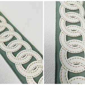 Leather 2.3" 6cm Trim for Curtains, Drapery Trim by the Yard ...