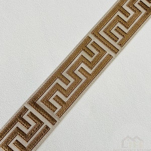 Greek Key Velvet 2.7" Trim for Curtains ,drapery Trim by the Yard ...
