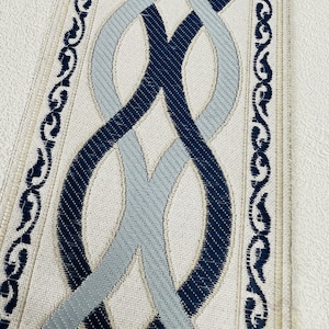 Blue Collection Curtain Trim Jacquard Trim Decorative Fabric Trim for ...