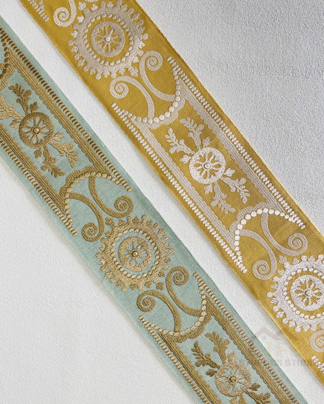 Retro Embroidery Trim Tape, 3.5“decorative Trim by the Yard, Upholstery ...
