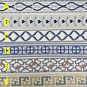Blue Collection Curtain Trim Jacquard Trim Decorative Fabric Trim for ...