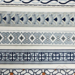 Blue Collection Curtain Trim Jacquard Trim Decorative Fabric Trim for ...