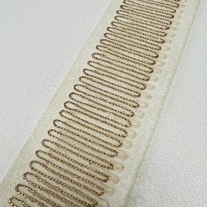 White/ivory Collection Curtain Trim Embroidery Tape Jacquard Trim ...