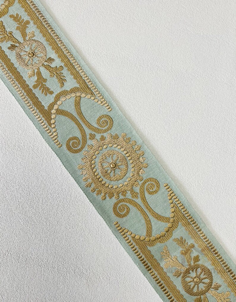 Retro Embroidery Trim Tape, 3.5“decorative Trim by the Yard, Upholstery ...