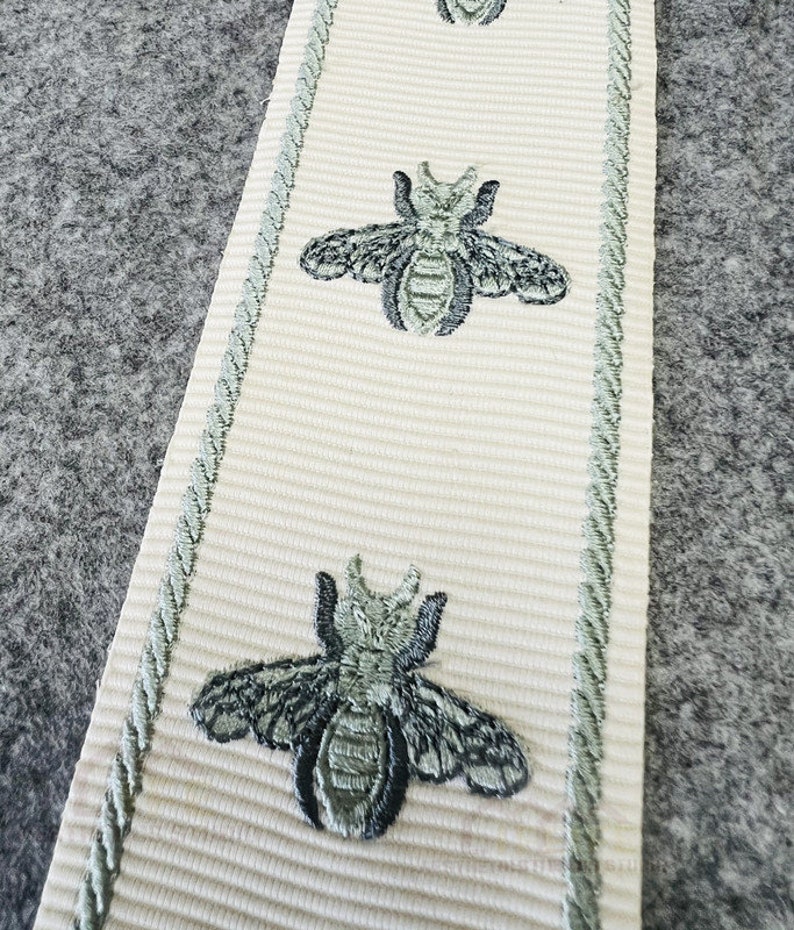 1.9" 5cm Little Bee Trim Tape,3 Colors Drapery Trim,fabric Trim for ...