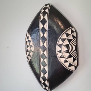 Carved Wood Shield African Vintage Shield Tribal Shields African ...