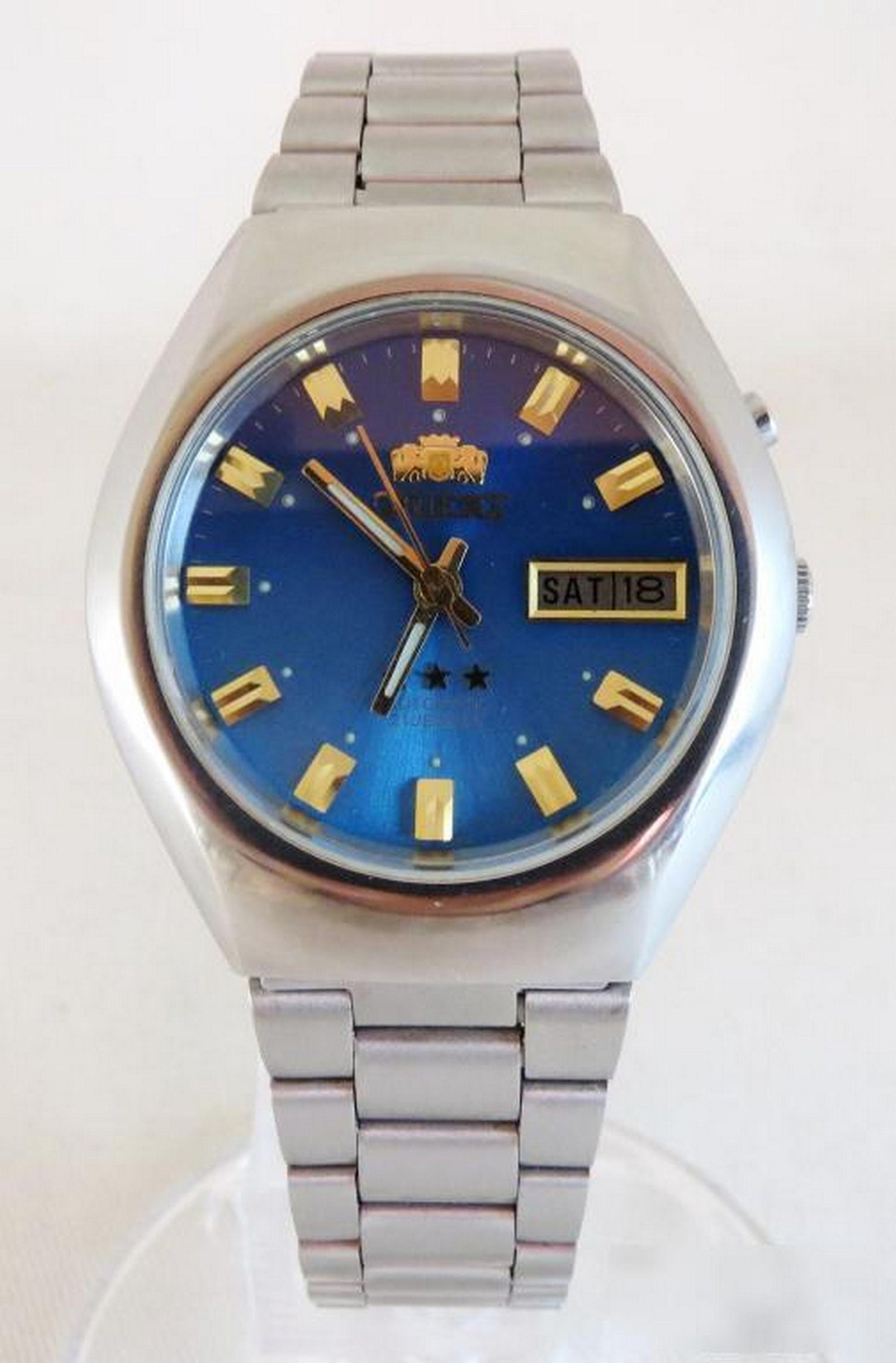 Vintage Orient Cristal AAA Automático 3 estrellas día y fecha | Etsy