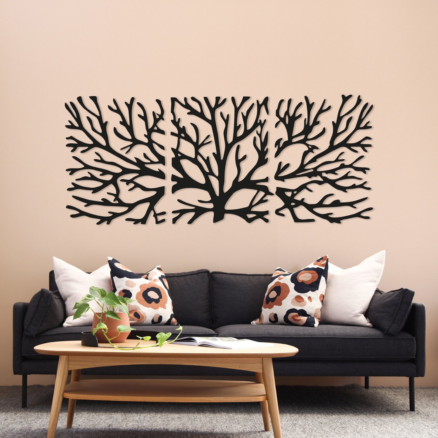 Tree Wall Art Svg,dxf, EPS,AI and PDF Files.plasma Cut File,wall Art ...