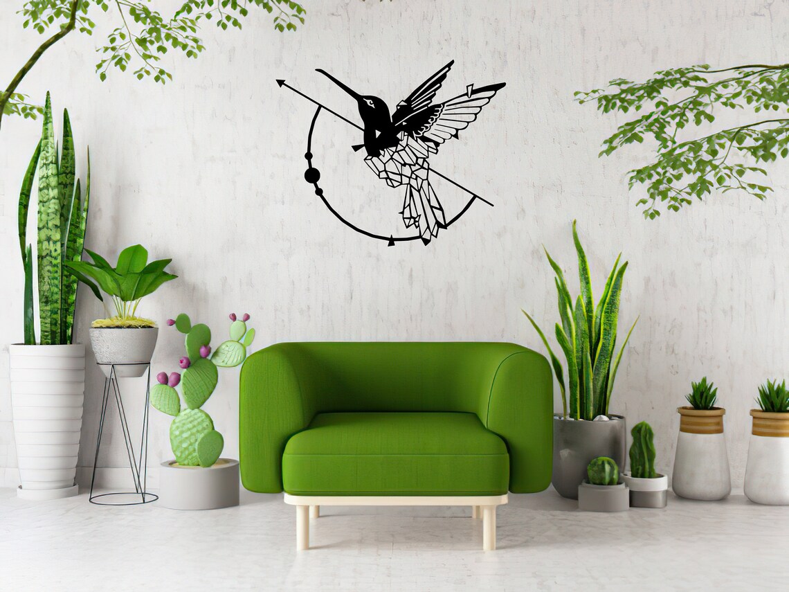 Humming Bird Wall Art Svg,dxf, EPS,AI and PDF Files.plasma Cut File ...