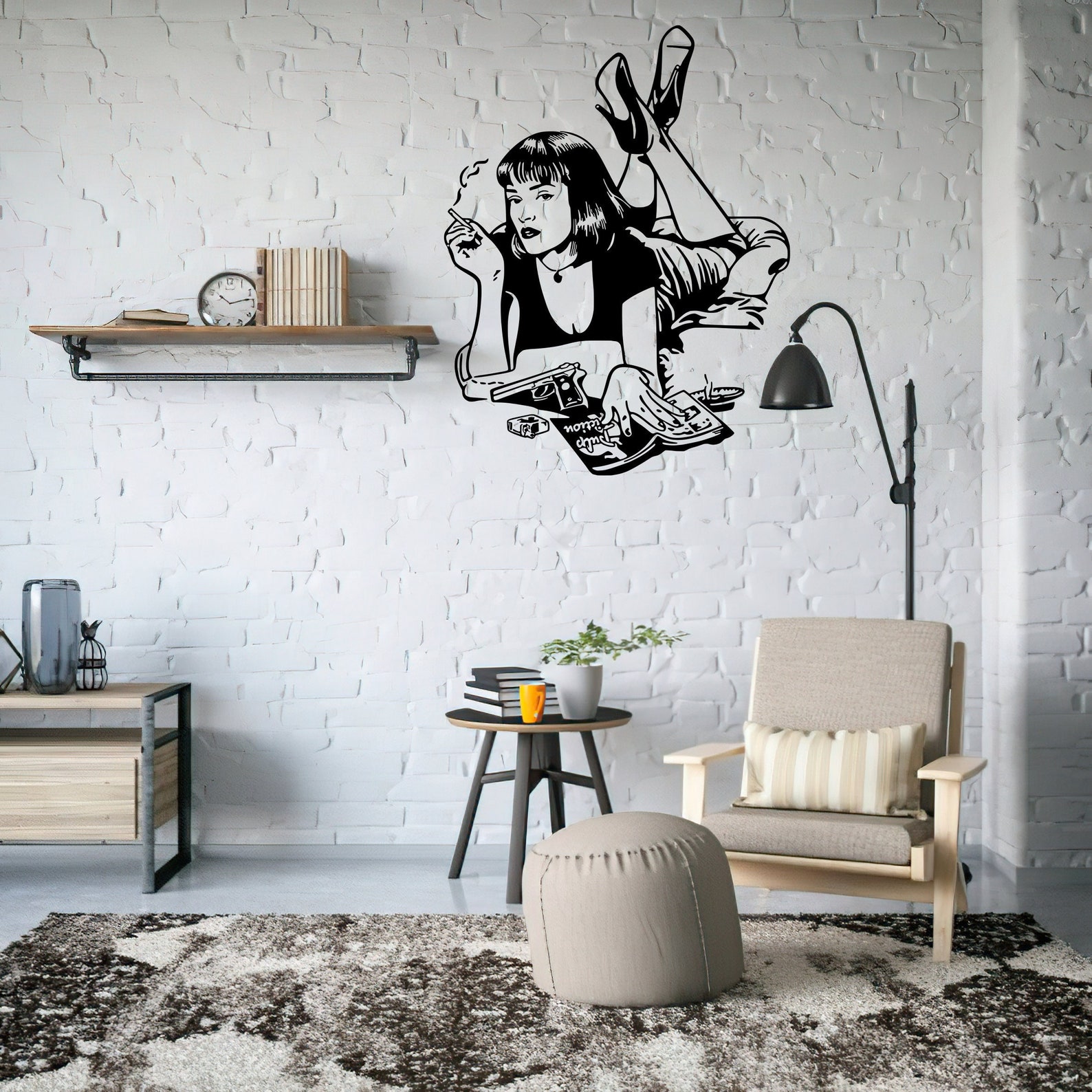 Pulp Fiction Wall Art Svg,dxf, EPS,AI and PDF Files.plasma Cut File ...