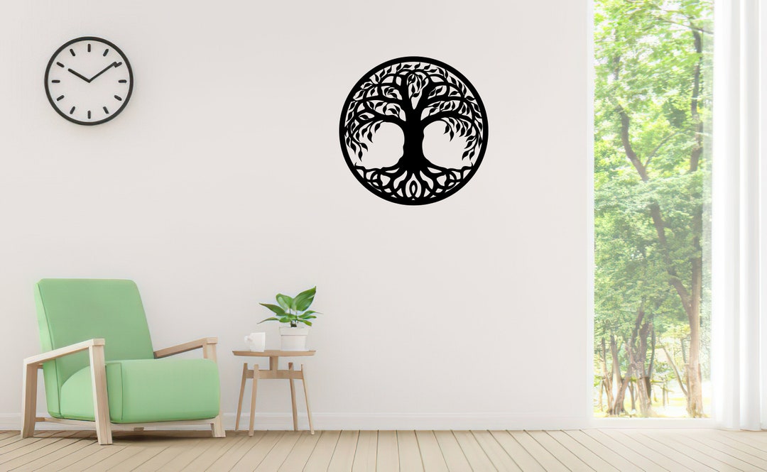 Tree Wall Art Svg,dxf, EPS,AI and PDF Files.plasma Cut File,wall Art ...