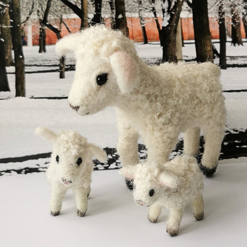 Needle Felted Sheep - Etsy