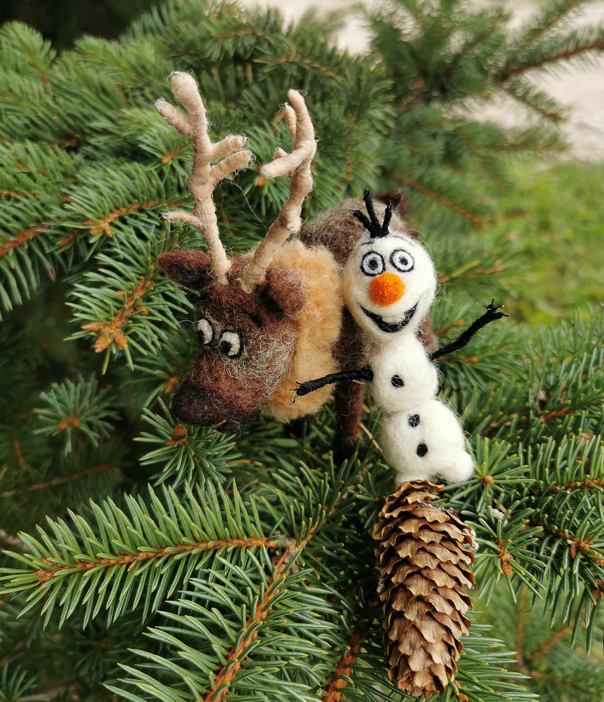 Olaf and Sven Toy Frozen Disney Moves Christmas Tree - Etsy