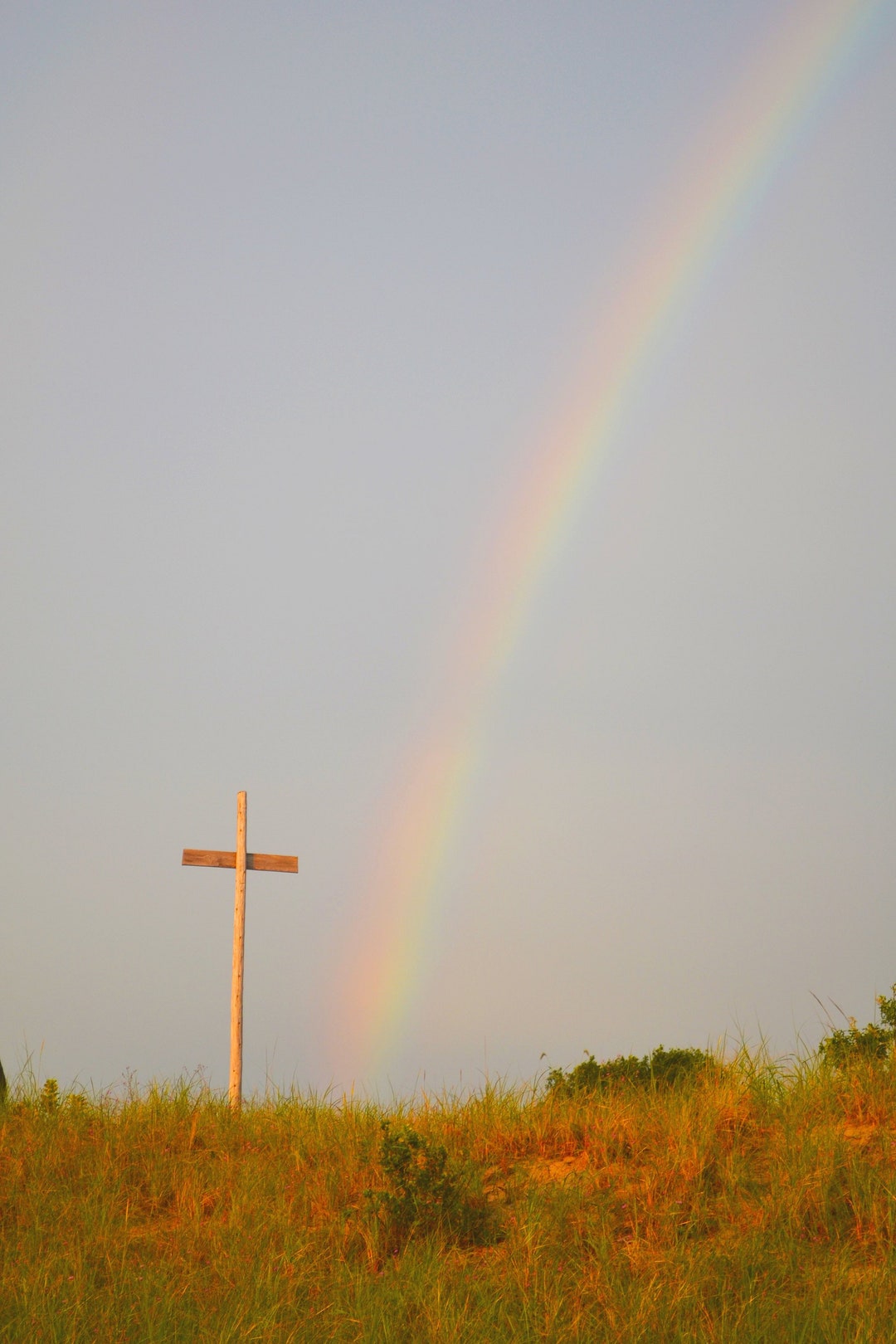 Cross and Rainbow - Etsy