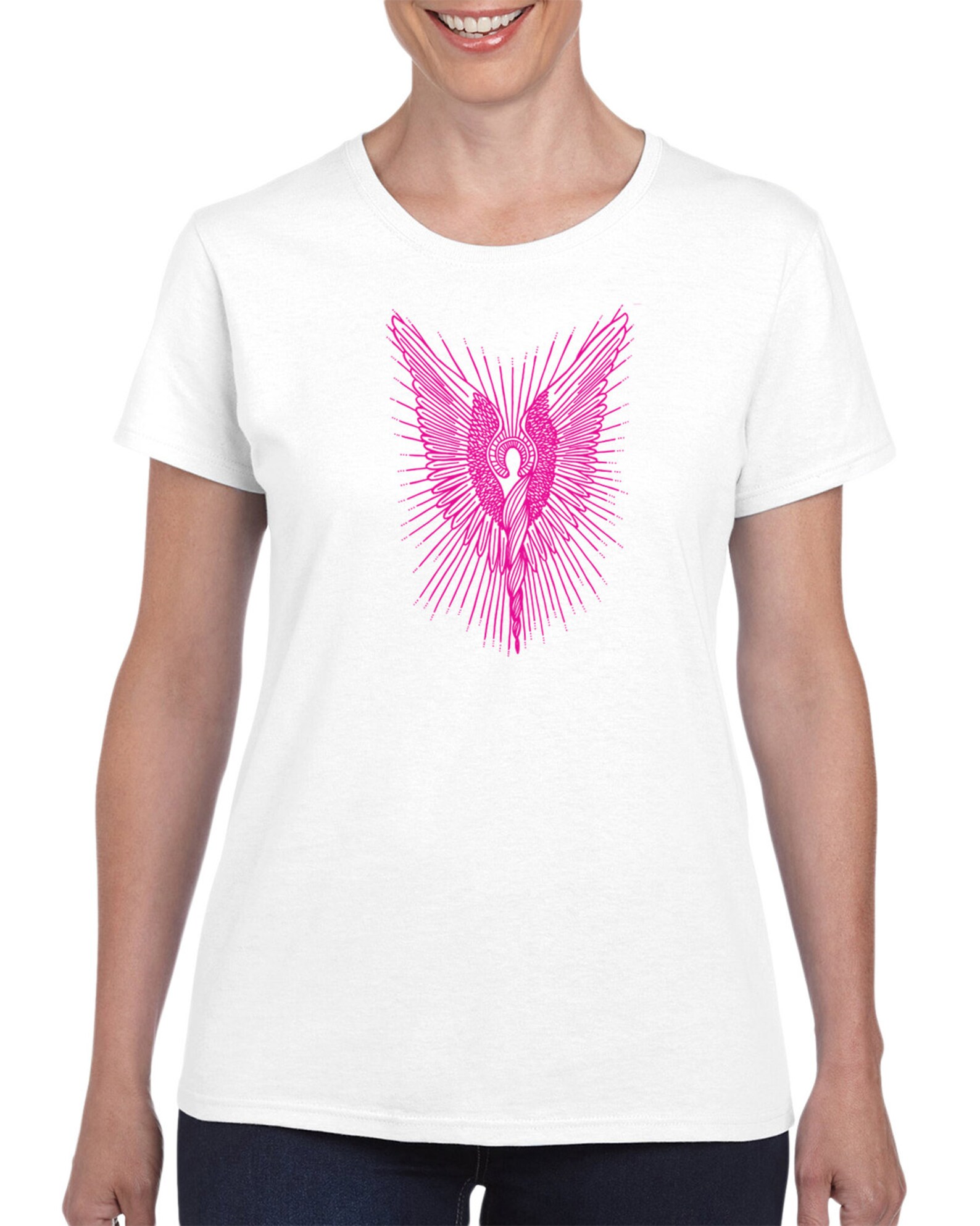 Angelo Illustration T-shirt Angels Archangels Spiritual | Etsy