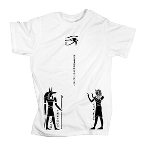 Egyptian Ancient Knowledge Black T-shirt anubis Ramses Horus Eye ...