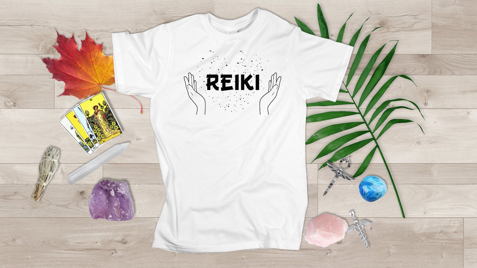Reiki Healing Hands T-shirt Spiritual Clothing Lightworker - Etsy UK