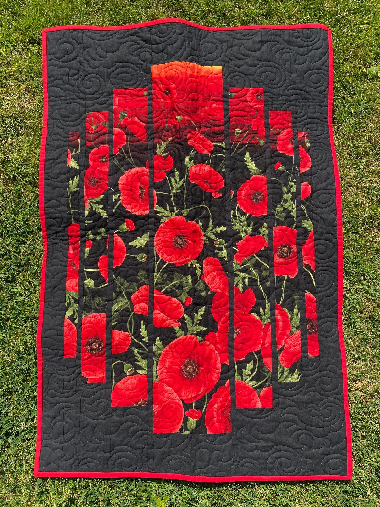 Poppy Wall Hanging Poppy Fields Fabric Quilt Art Picture - Etsy