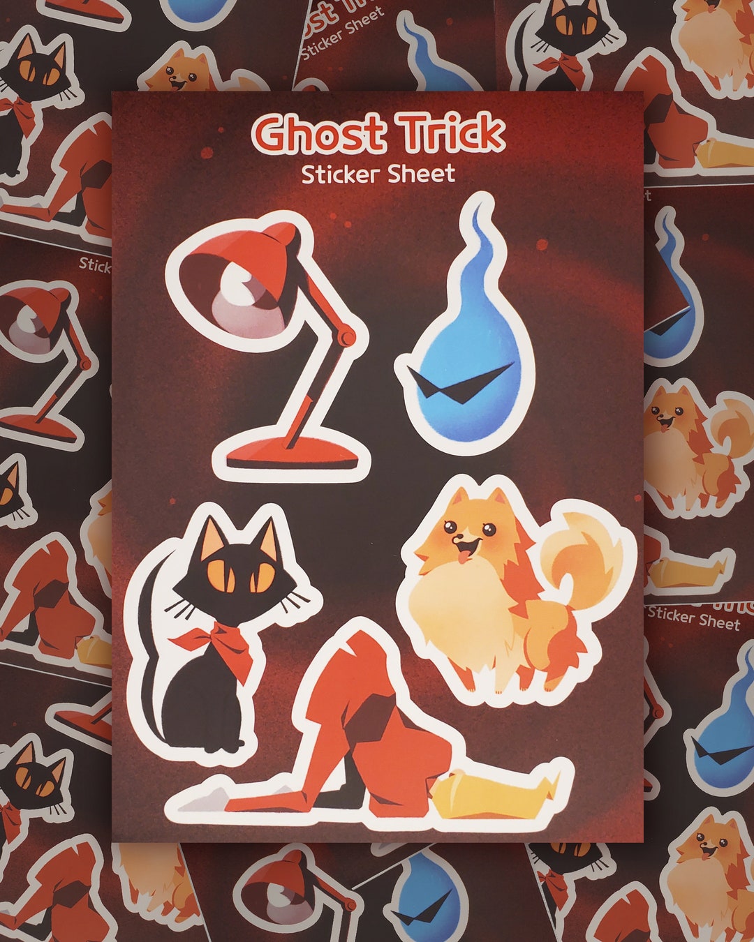 GHOST TRICK Sticker Sheet - Etsy