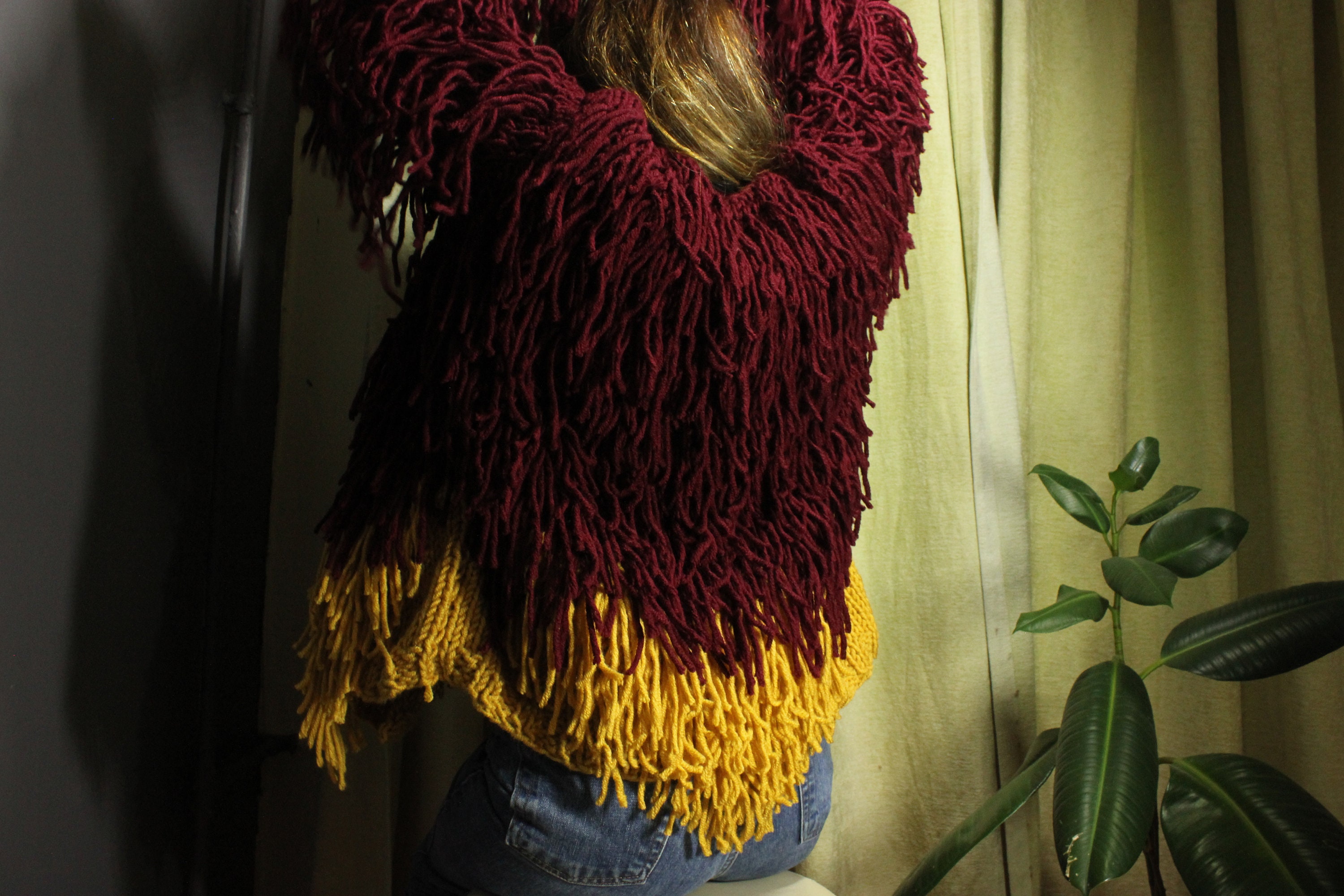 Shaggy Coat, Handmade Coat, Fringe Coat, Shaggy Jacket, Furry Jacket ...