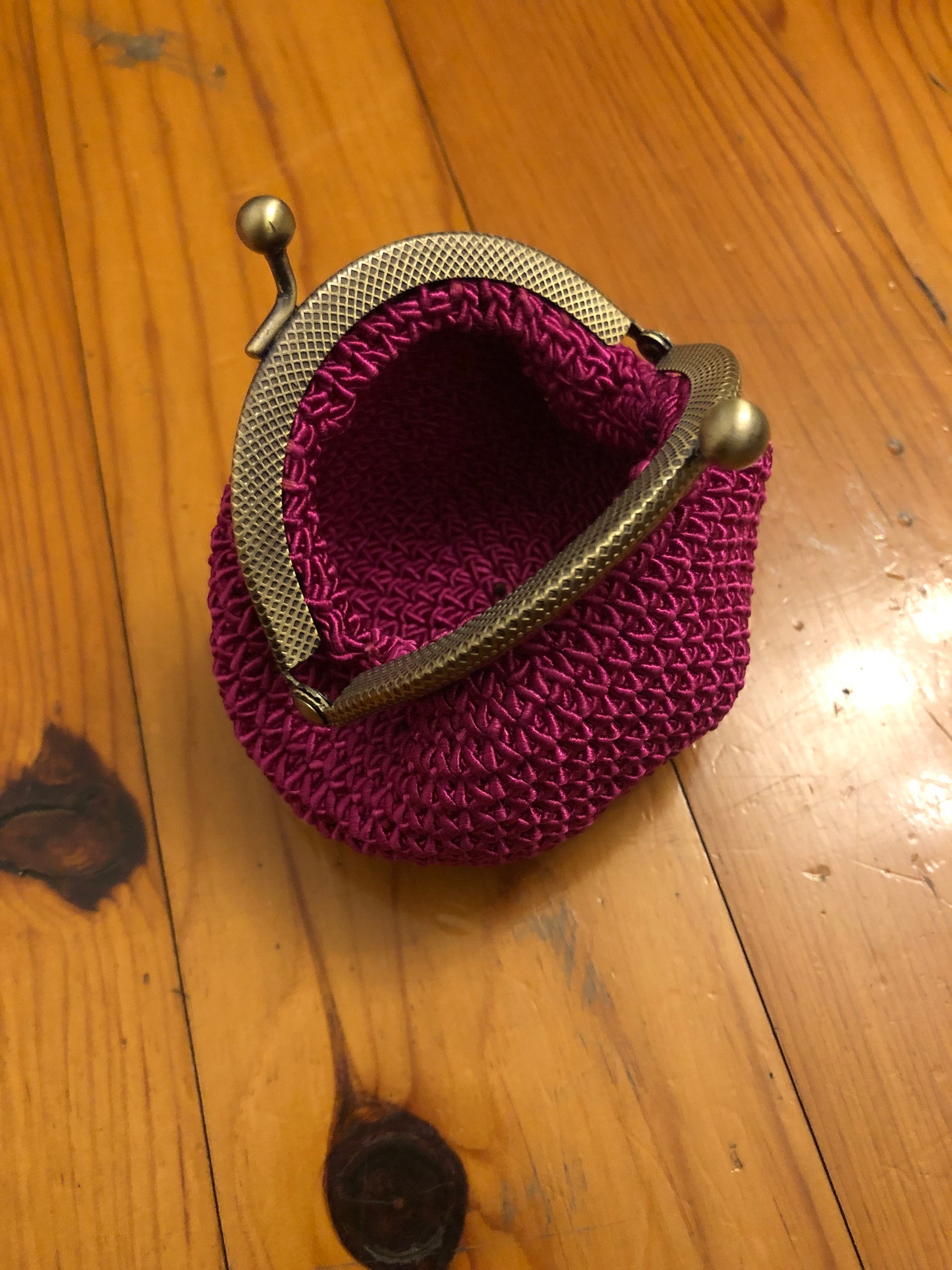 Handmade Knitted Pouches and Coin Purses - Etsy