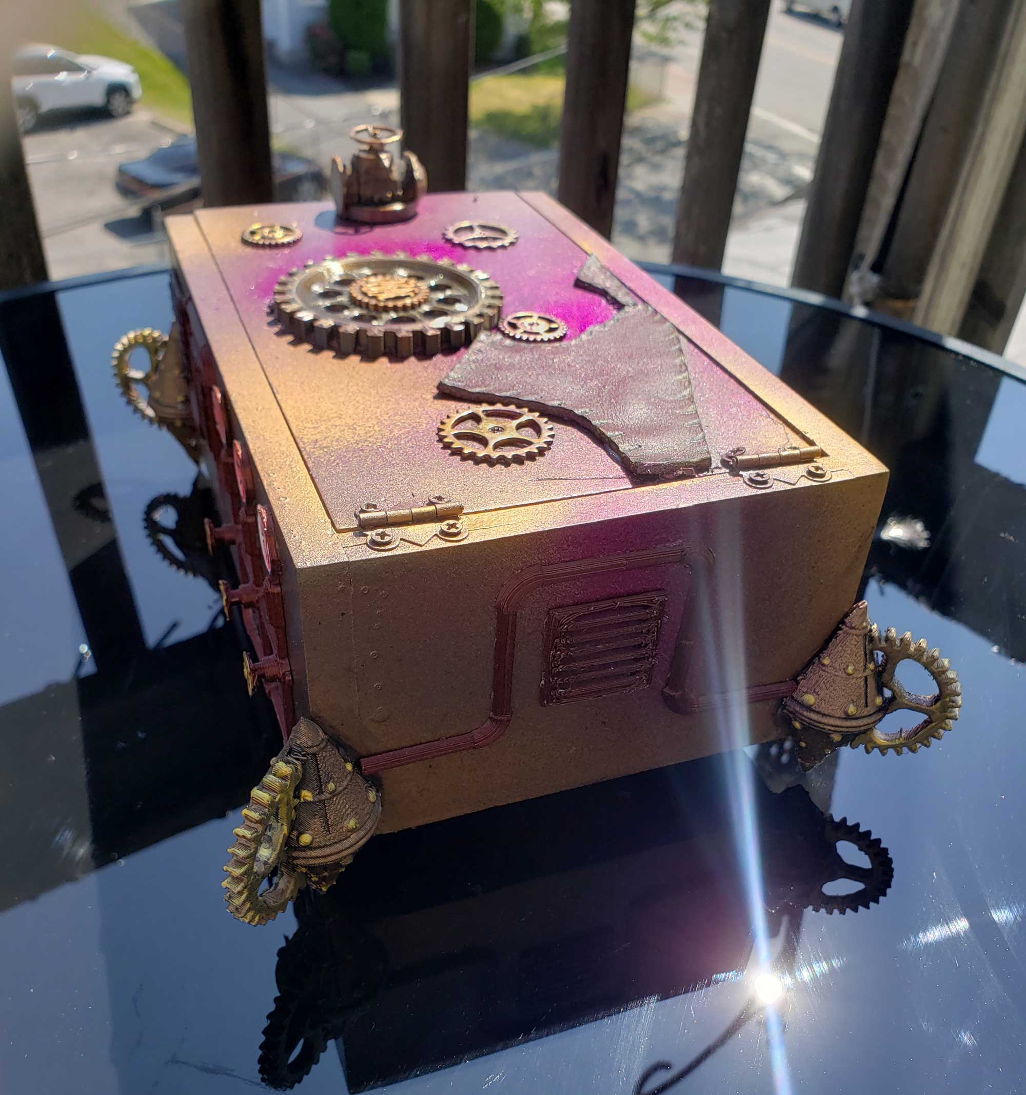 Steampunk Storage Box, Steampunk Treasure Box, Trinket Box, Jewelry Box ...