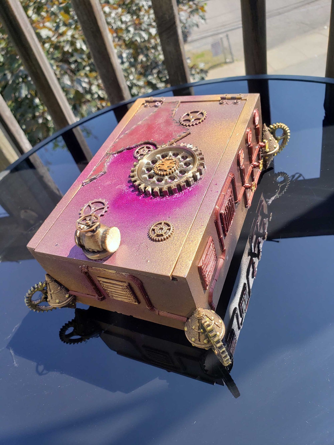 Steampunk Storage Box, Steampunk Treasure Box, Trinket Box, Jewelry Box ...