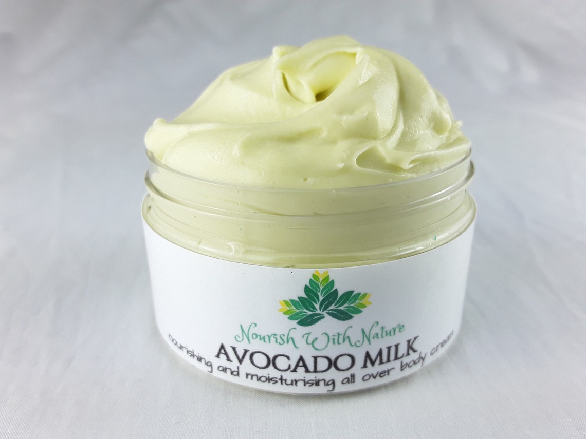 Avocado Milk Body Lotion Moisturising Body Cream Vegan Body - Etsy