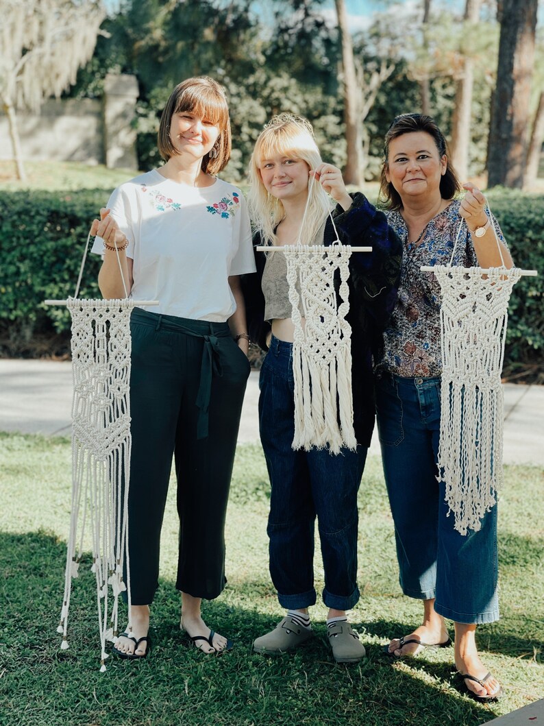 Macrame Workshop Beginner Private Macrame Workshop Class - Etsy