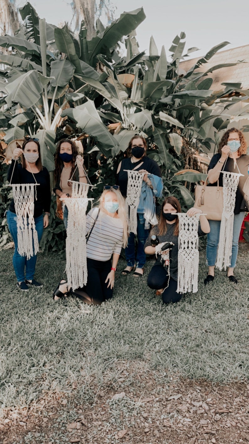 Macrame Workshop| Beginner Private Macrame Workshop Class Lesson Tutorial Orlando Florida or ...