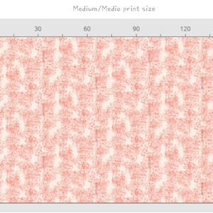 Abstract Cream and Red Distressed Fabric, Allover Patterned Fabric in ...