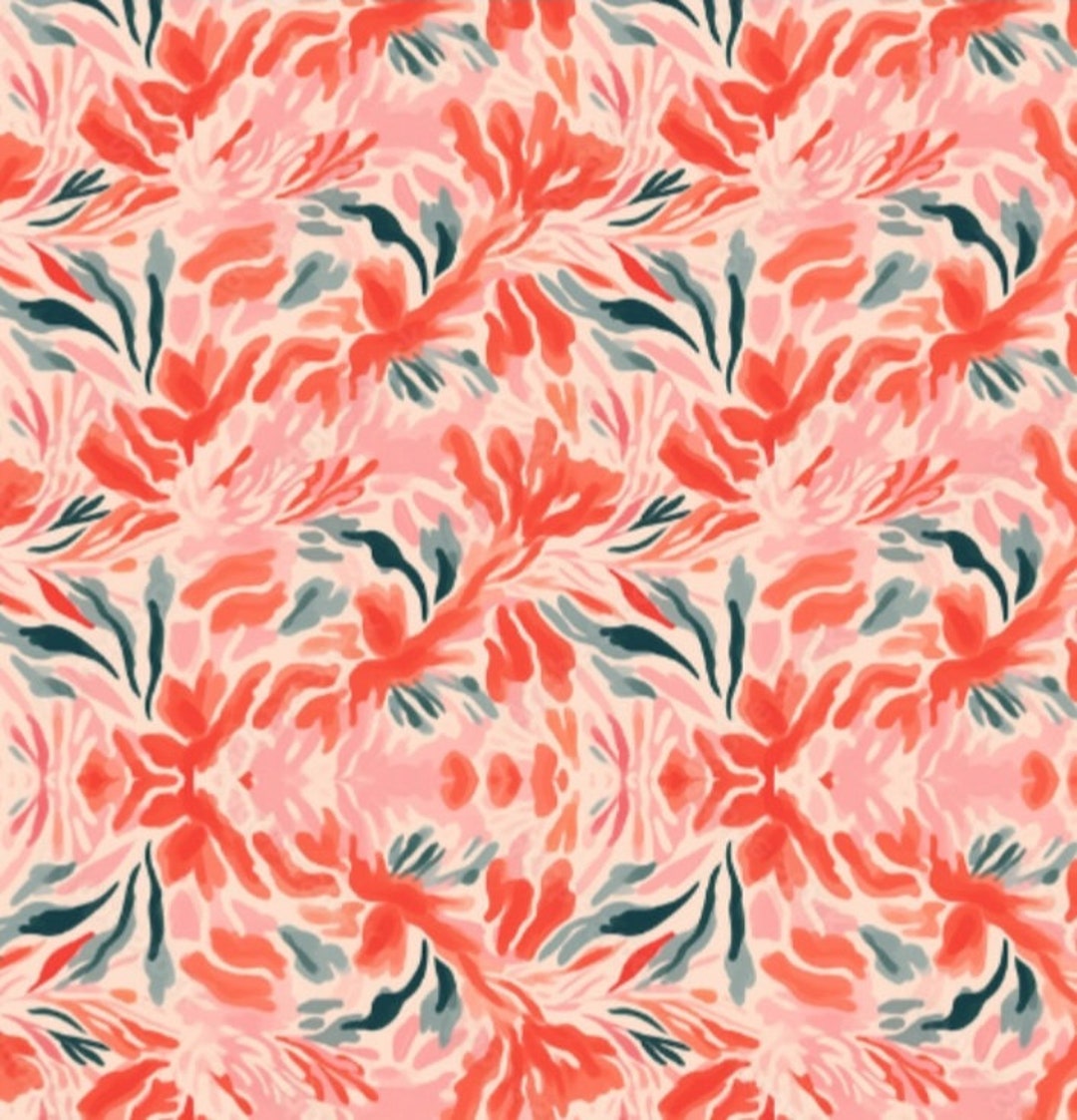 Abstract Bold Fabric, Designer Colorful Fabric for Dresses With Allover ...