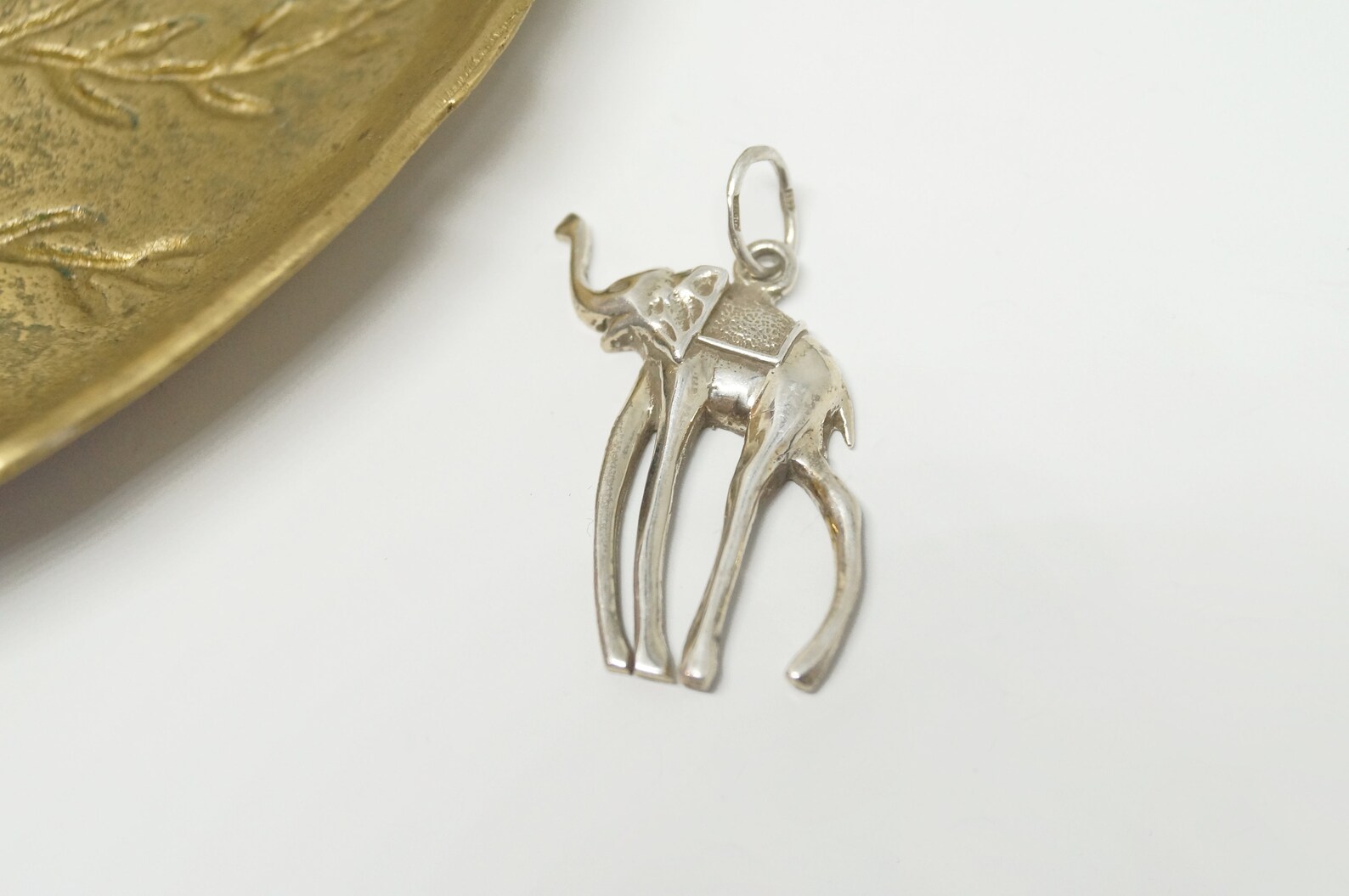 Salvador Dali's Elephant Sterling Silver Pendant / Dali Elephant ...