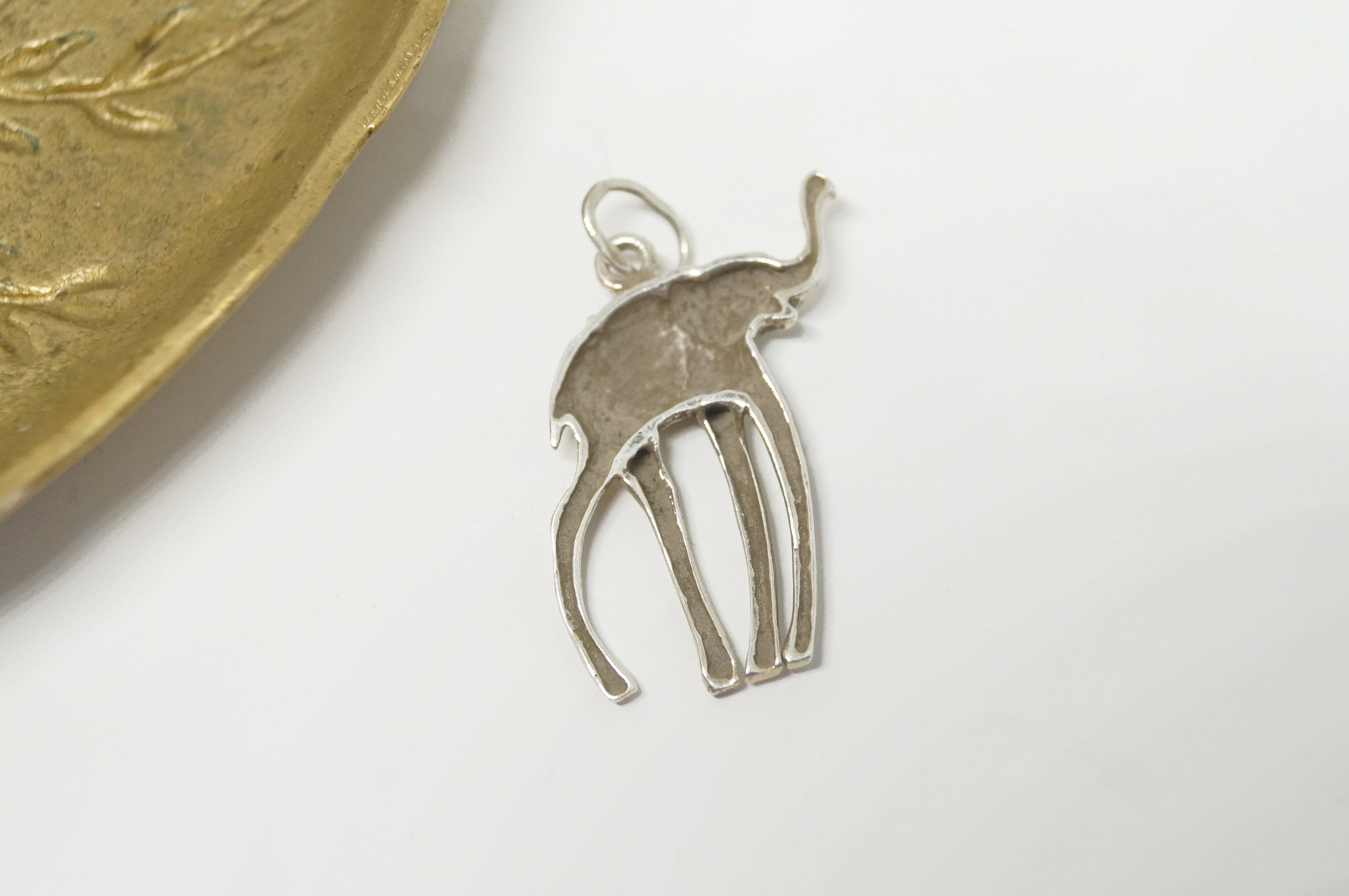 Salvador Dali's Elephant Sterling Silver Pendant / Dali Elephant ...