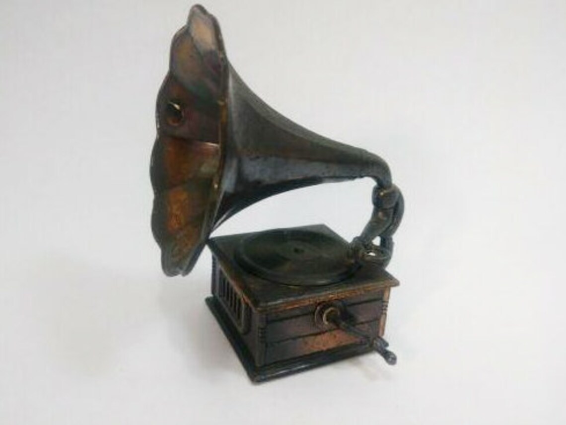 Diecast Dollhouse Miniature Stove Globe Record Player - Etsy