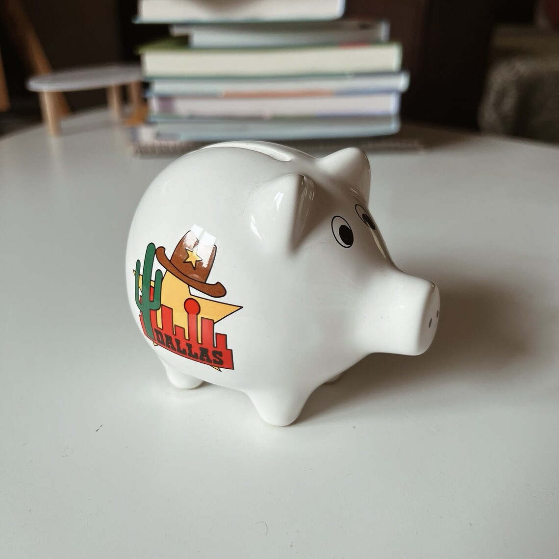 Dallas Pig Adorable Coin Money Box - Etsy