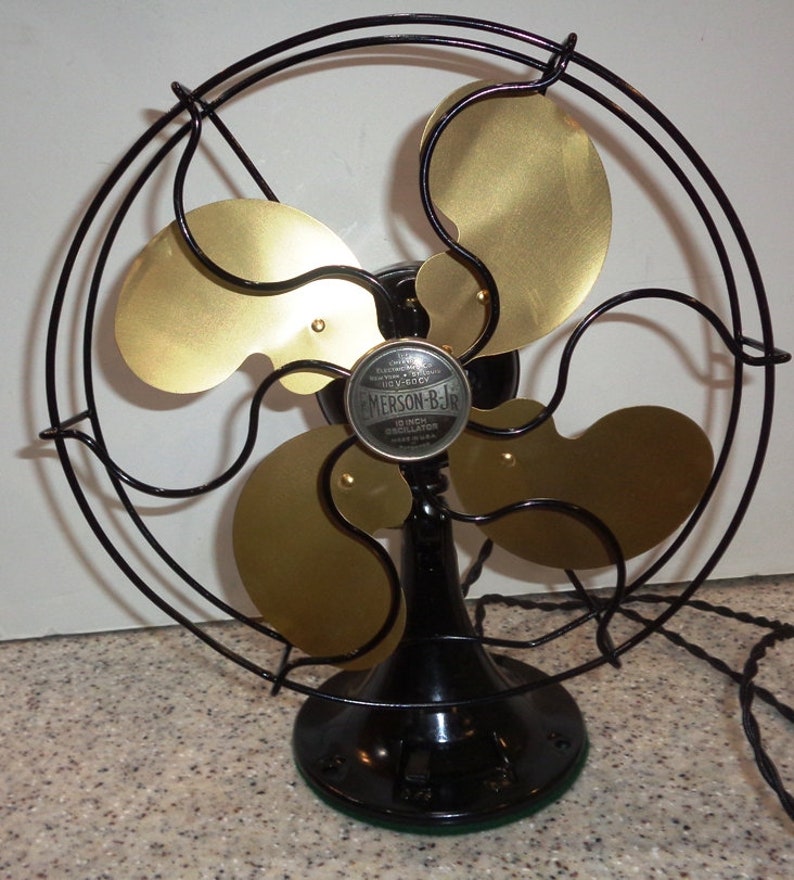 1930s Emerson 10 Inch Fan. Estate Find Refurbished. - Etsy UK