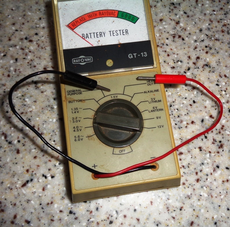 Vintage Rayovac Battery Tester - Etsy