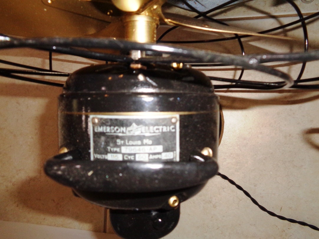 1930s Emerson 79646 Desk Fan - Etsy