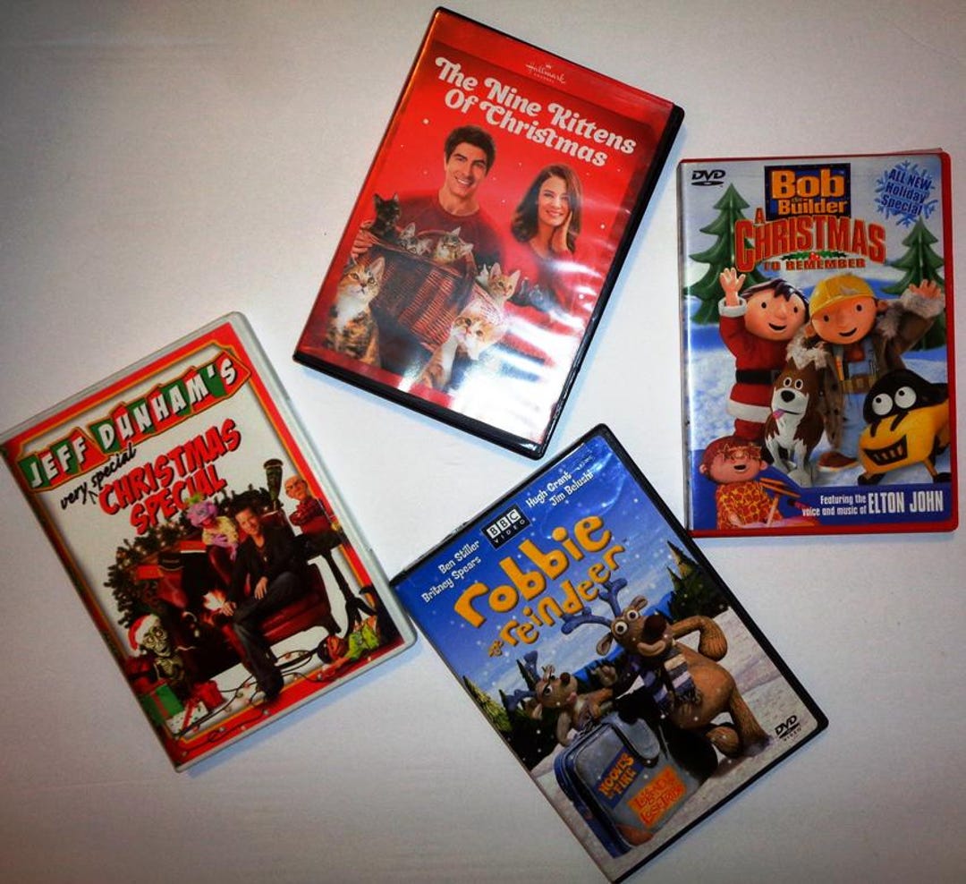 Four Family-fun Christmas Movies on DVD in Original Cases - Etsy