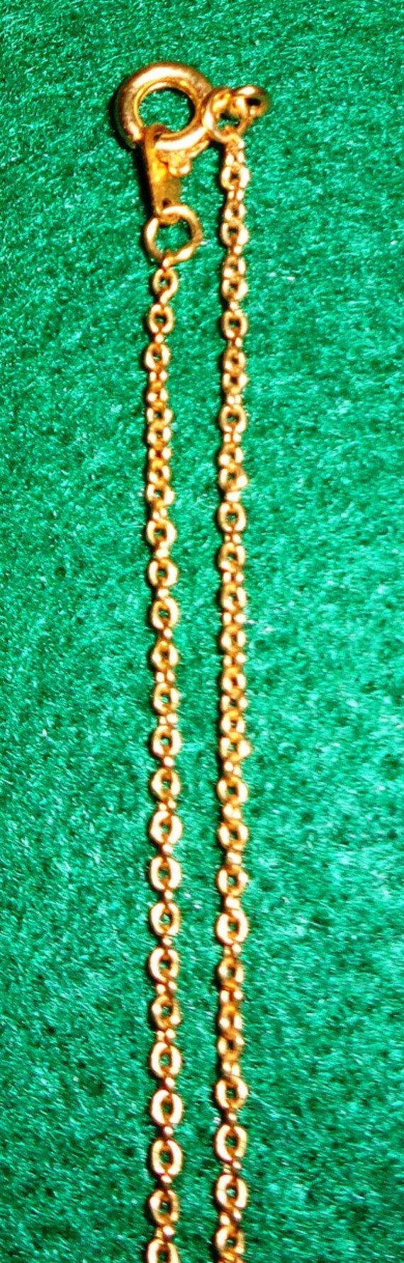 Gold hart with Amethyst color stone and Peral pendent… - Gem