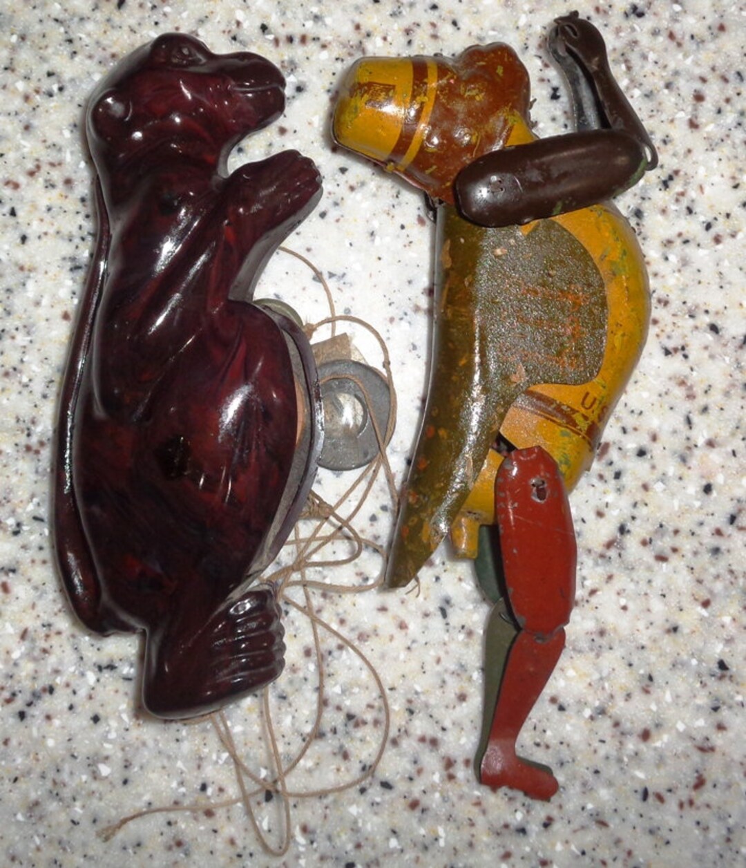 Two Monkey Climbing Toys Vintage. - Etsy