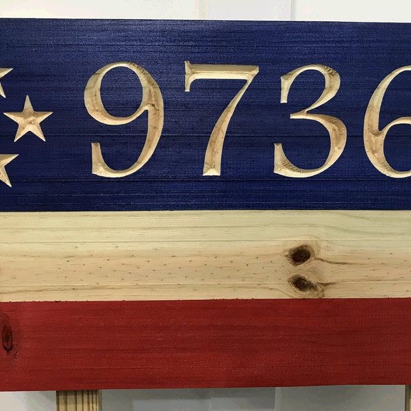 Wooden Address Sign - Etsy